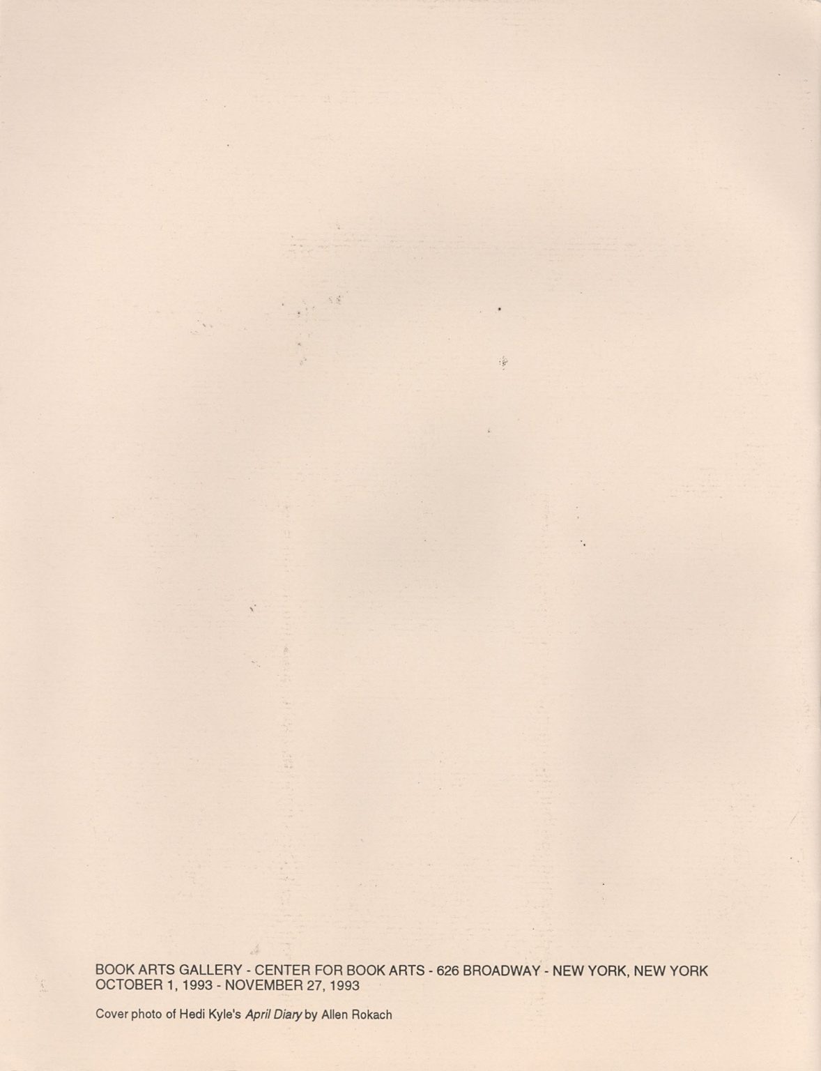 Hedi Kyle and Her Influence: 1977-1993 - Center for Book Arts